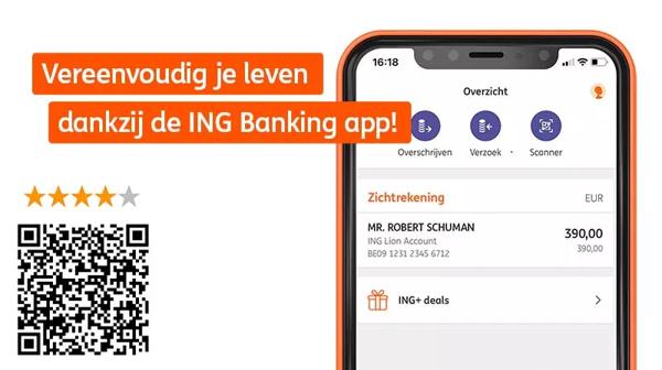 Ontdek de nieuwe app van ING