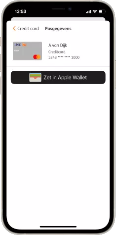 Apple Pay voor je ING Creditcard - ING