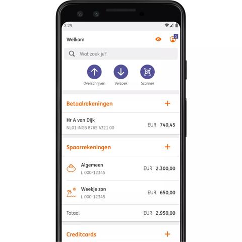 Gezamenlijke rekening openen: En/of betaalrekening - ING
